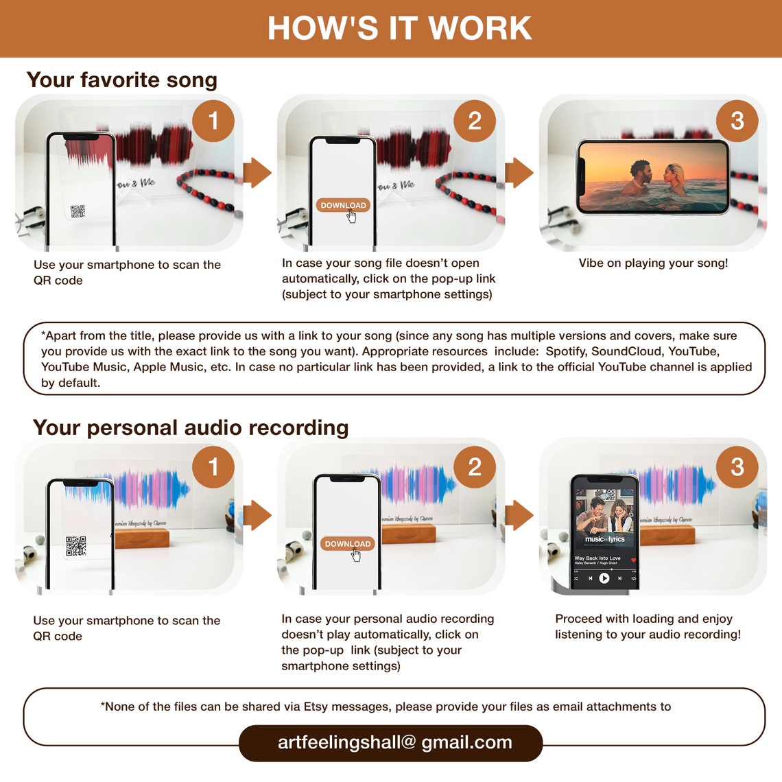 Soundwave Art QR Code and Photo Soundwave Art Print Family - Etsy