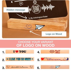 Acrylic Music Plaque QR Code, Custom Music Plaque, Song Plaque, Music ...