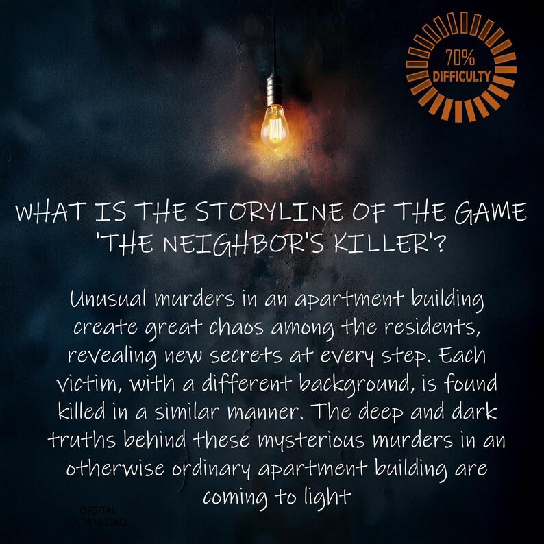 Murder Mystery Game Printable – Cold Case Detective File PDF | True ...