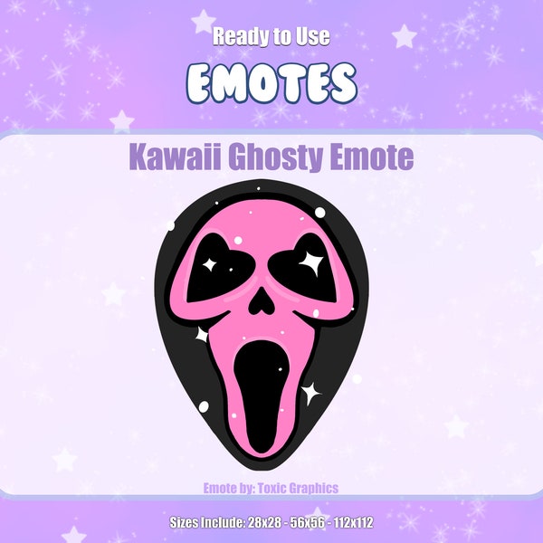 Cute Pink Ghostface Emotes - Etsy