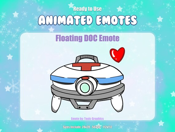 Floating DOC Animated Emote / Lifeline Animated Emote / Apex - Etsy