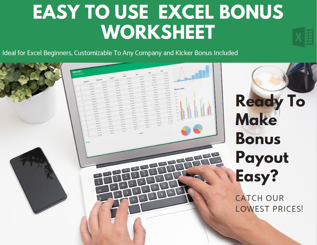 Bonus Plan Excel Spreadsheet Ideal for Hotels Sales Team, Small or ...