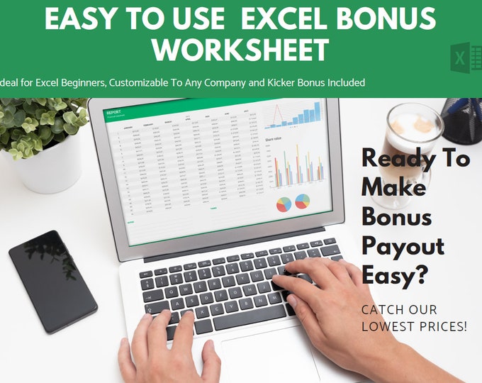 Employee Bonus Excel Template, Incentive Plan Calculation Spreadsheet - Etsy Canada