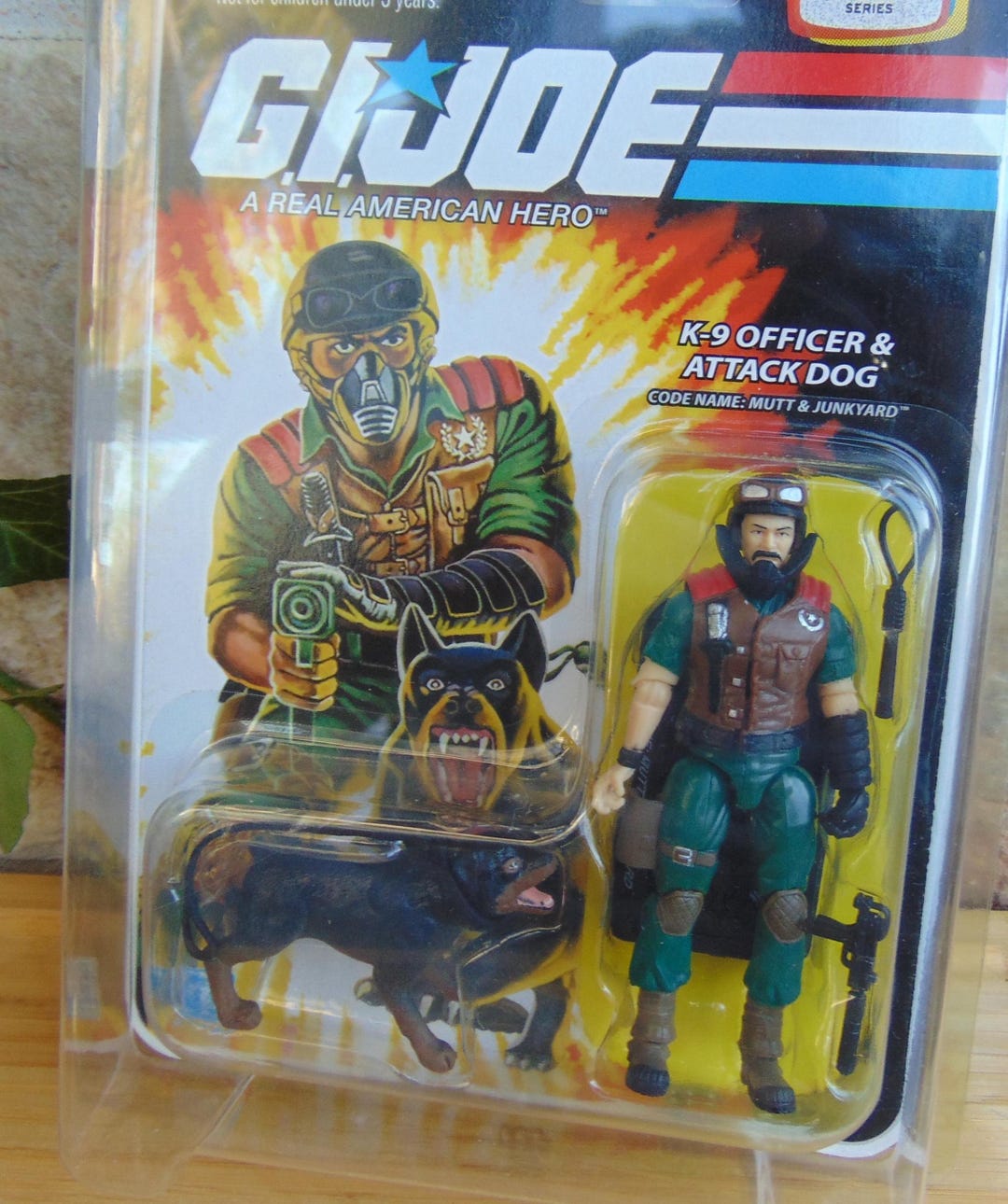 Retro ARAH Carded K9 Police Officer Mutt and Junkyard 25th Anniversary ...