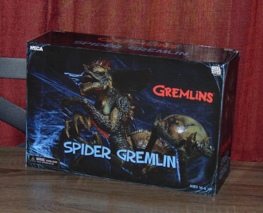 1990 GREMLINS 2 New Batch Movie Giant Spider Gremlin Action Figure ...