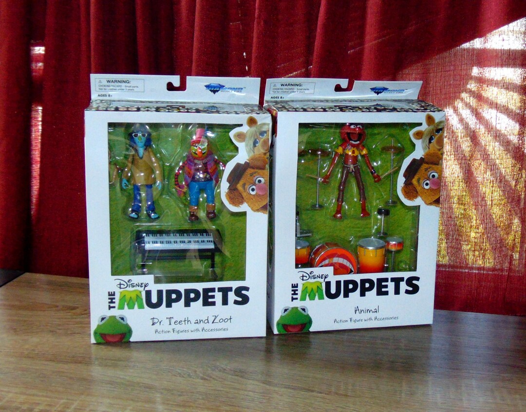 The Muppets Show Action Figure Lot ELECTRIC MAYHEM BAND Dr. Teeth, Zoot ...