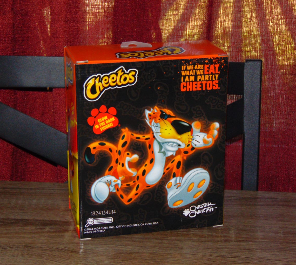 Classic Chip Mascot Chester Cheetah Glow-in-the-dark Action Figure ...