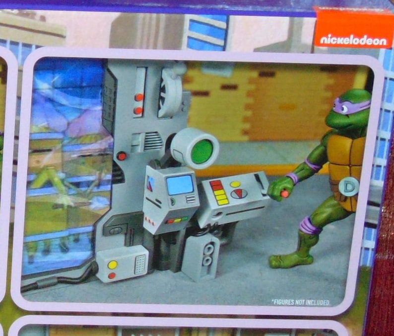1980s Teenage Mutant Ninja Turtles Cartoon Donatello Portable Portal ...
