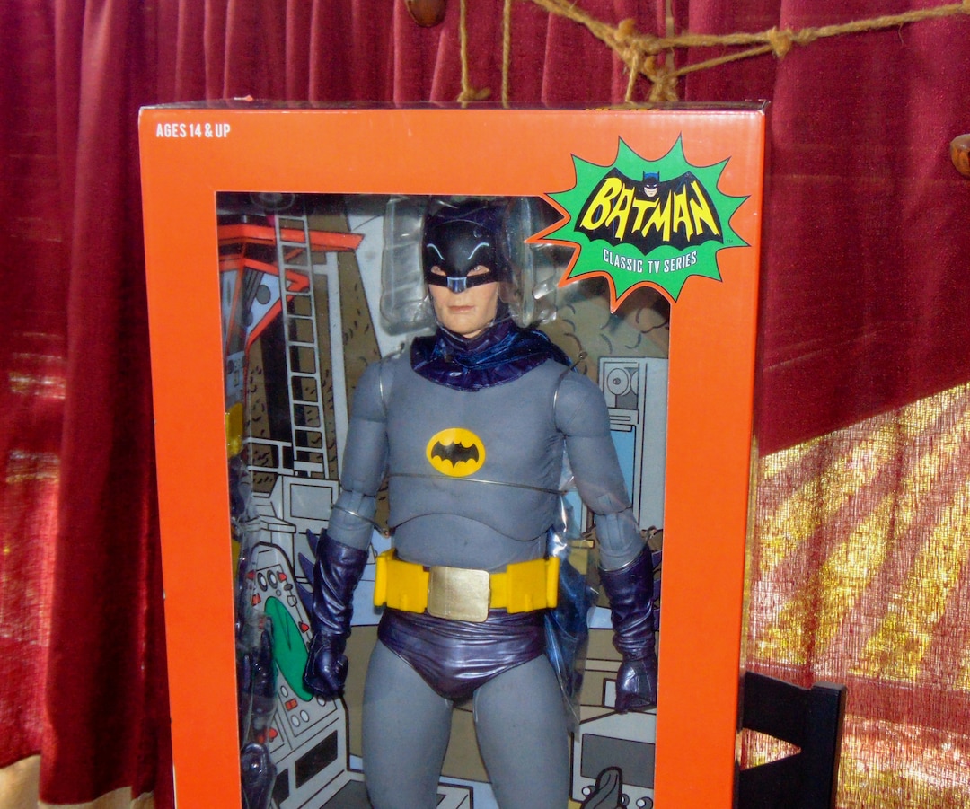 1966 BATMAN Classic Tv Series '66 ADAM WEST Batman 1/4 Scale 18" Inch ...