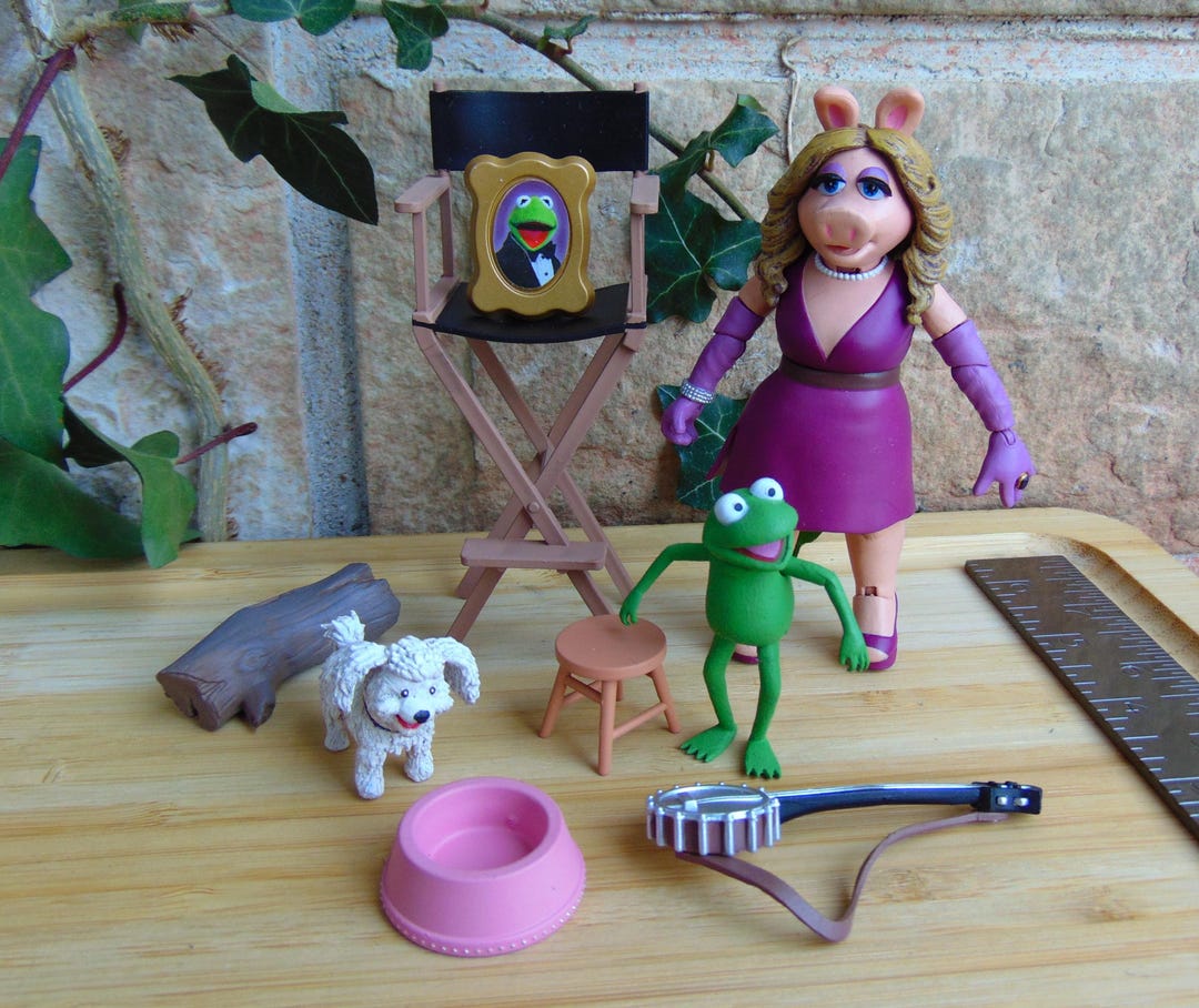 The Muppet Show Friends Action Figure Lot: Miss Piggy With Kermit the ...
