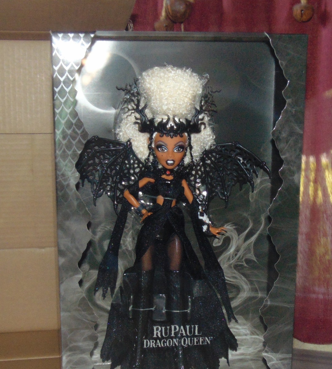 Rupaul Doll, Monster High Dragon Queen Collectible, Glimmering Black ...