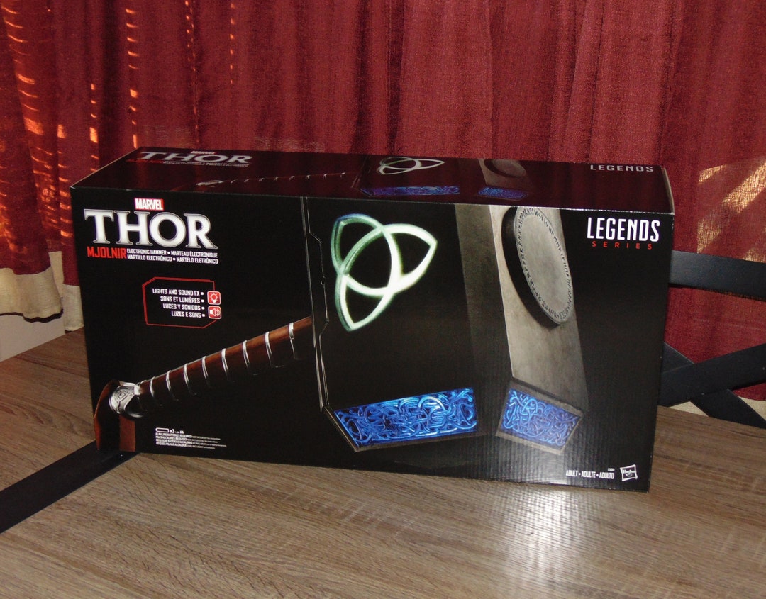 Thor Cosplay Hammer Life Size MJOLNIR 1:1 Full Scale Prop Replica ...