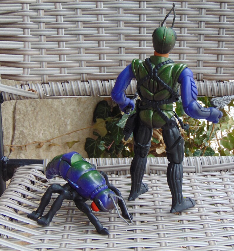 Vintage 1984 Coleco Sectaurs Commander WASPAX Action Figure W/ Wingid ...