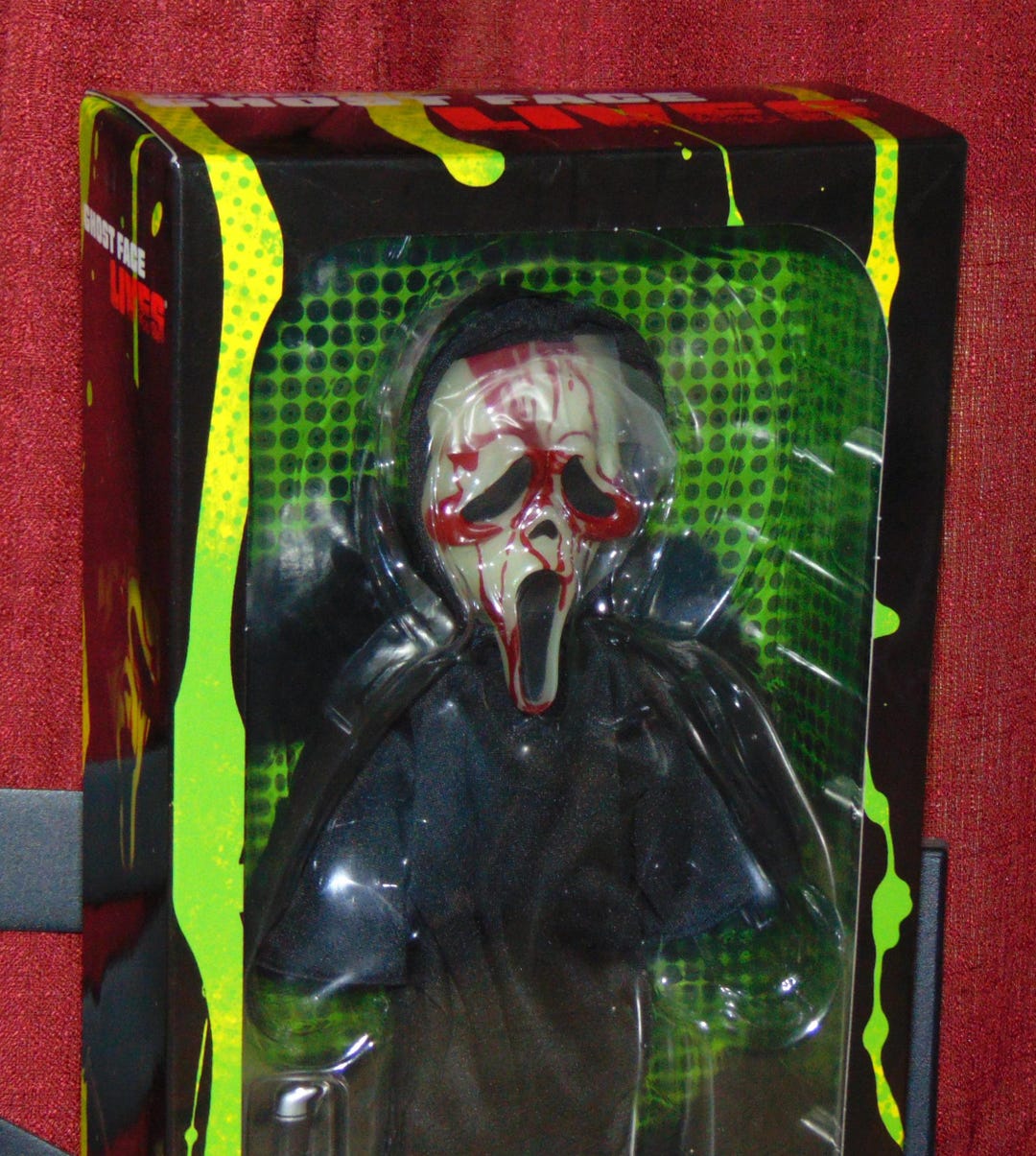 SCREAM Horror Movie Living Dead Doll GHOSTFACE Figure, Knife, Glow in ...
