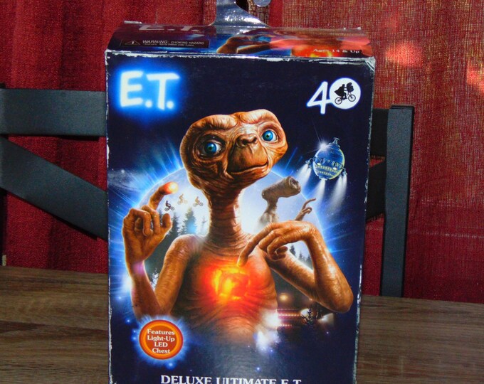 1982 E.T. the Extra-terrestrial Movie Light up Chest ET Alien Action ...