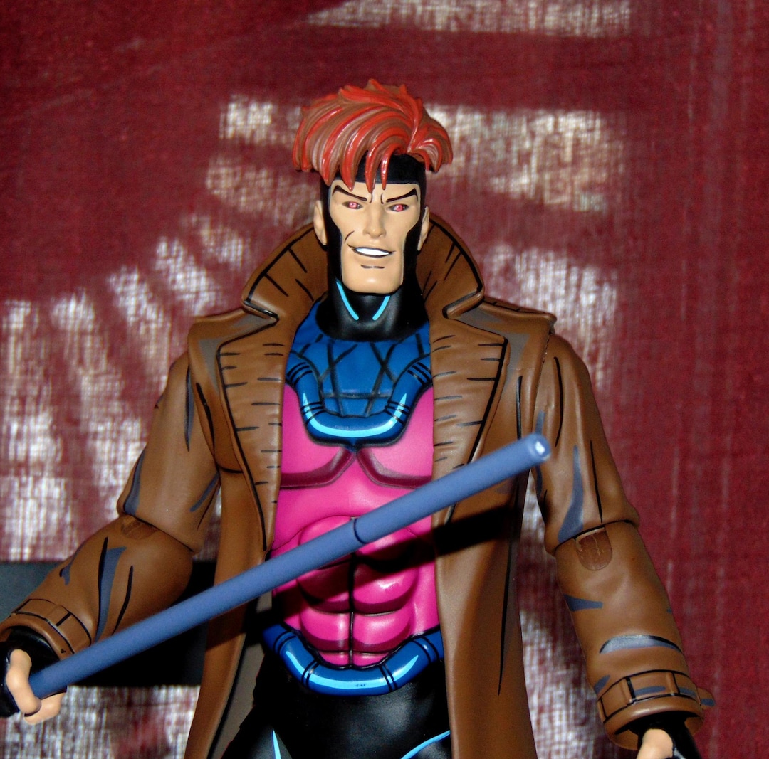 1990s X-men the Animated Series Cartoon GAMBIT 12 Inch Action Figure, 1 ...