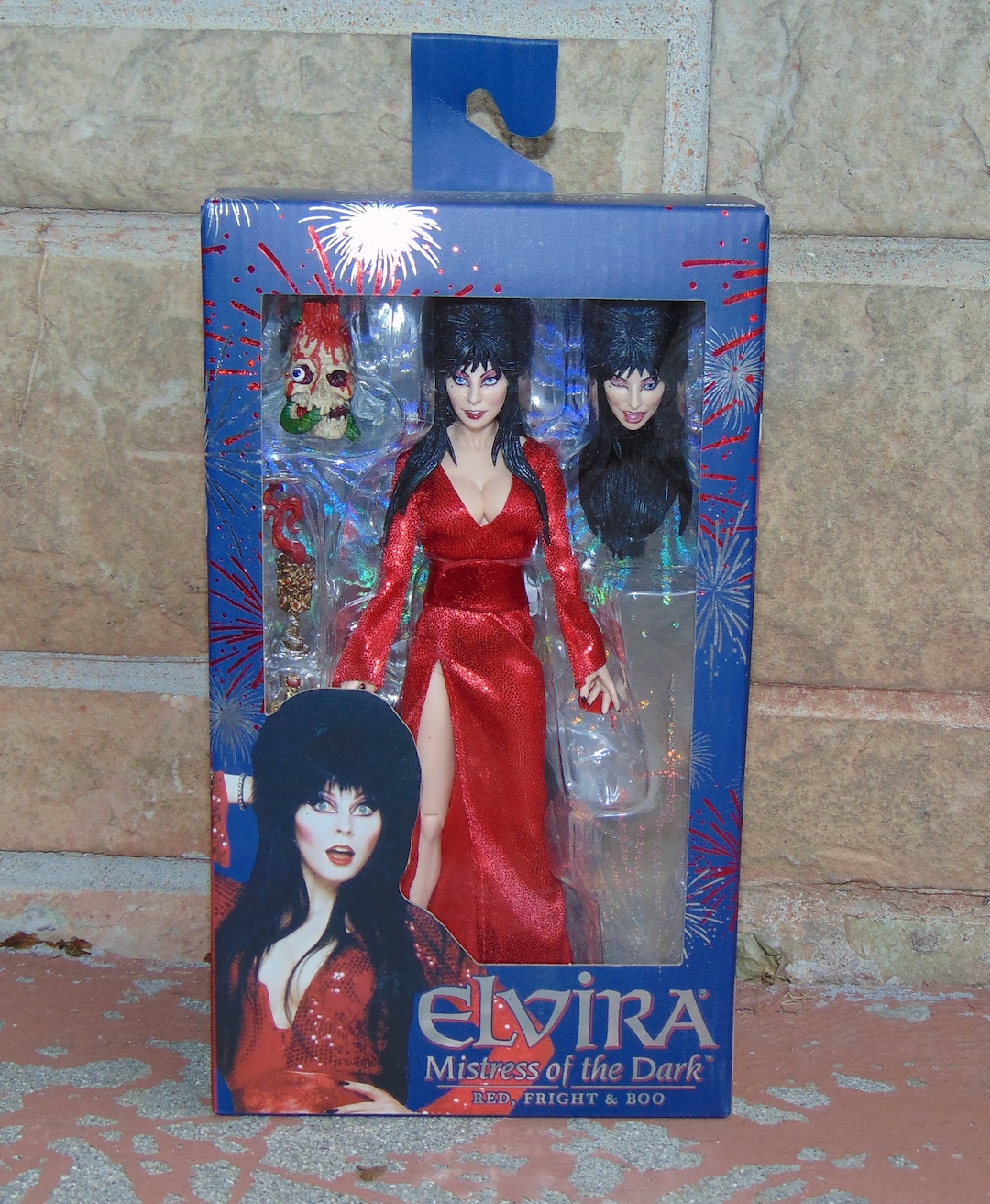 ELVIRA Mistress of the Dark red, Fright, and Boo Alternate Ver 8 Inch ...