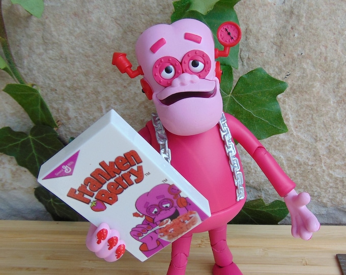 1980s Monster Cereal Mascot Strawberry Frankenstein, Frankenberry ...