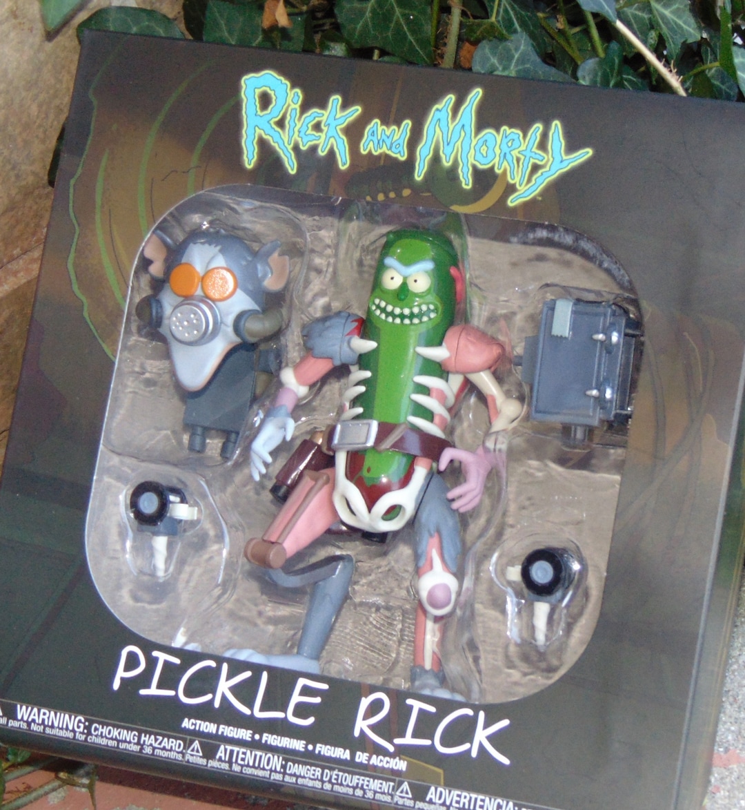 I'M PICKLE RICK Highly Detailed Deluxe Action Figure, Rick and Morty ...