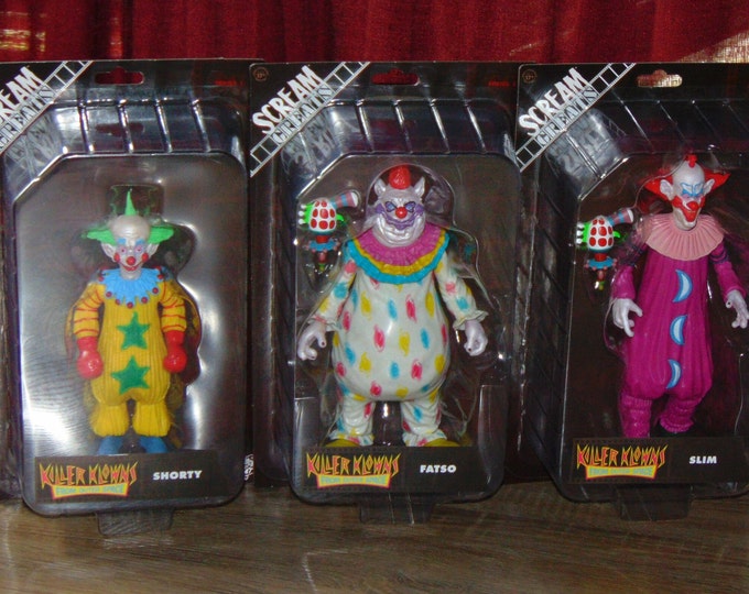 1988 Killer Klowns From Outer Space Movie Action Figure Collection ...
