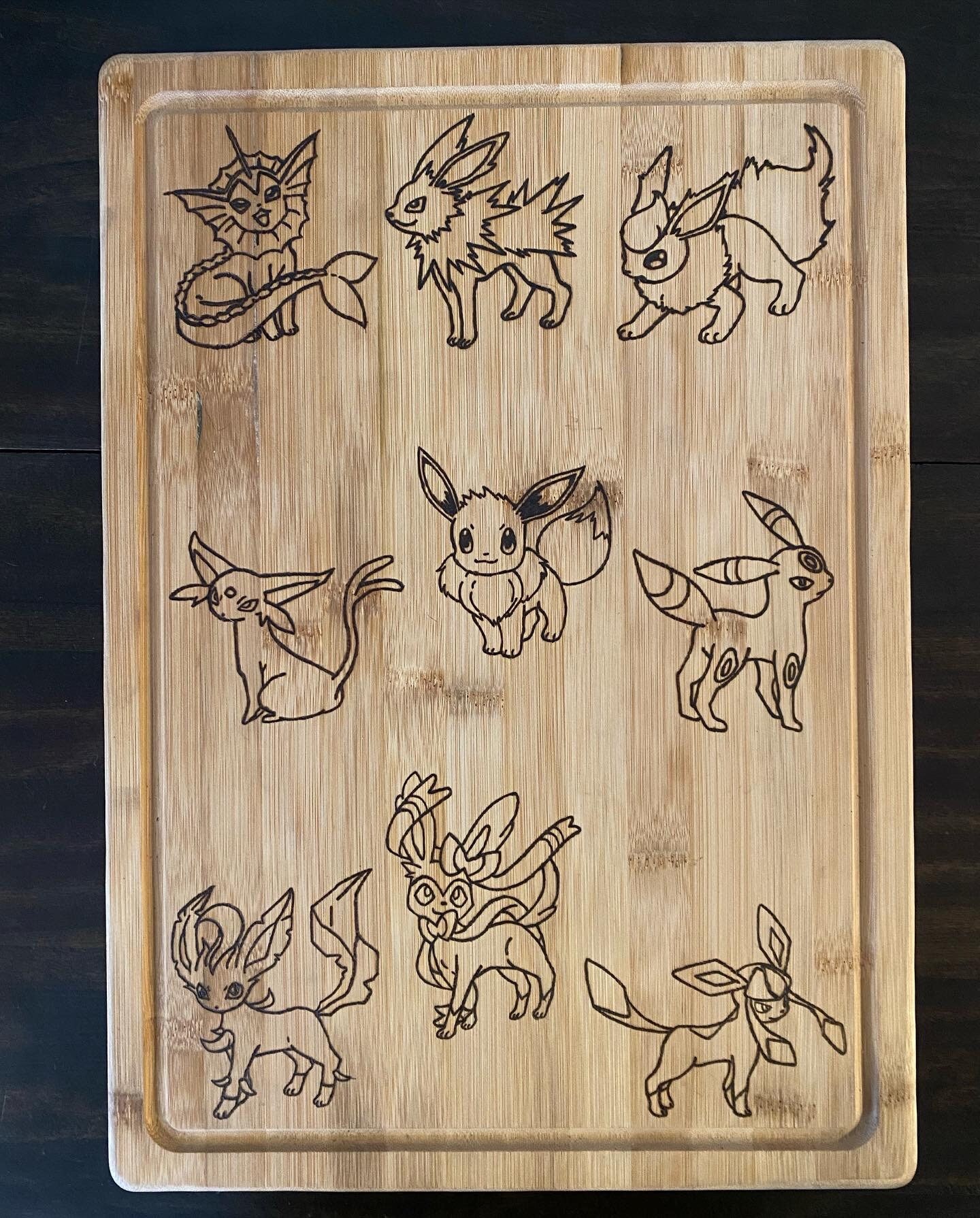 Pokémon Charcuterie/cutting Board - Etsy