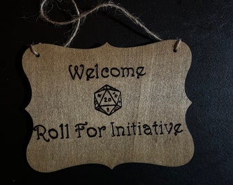 Welcome to the Dungeon 3D Printed Sign Placard - Etsy