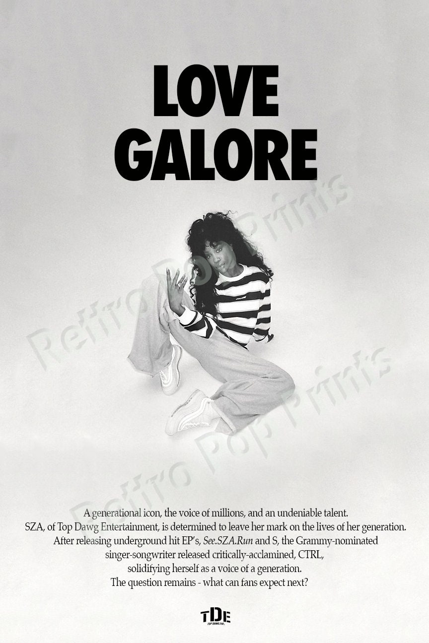 SZA SZA / Album Art Poster / Gift Idea / Home Decor / - Etsy