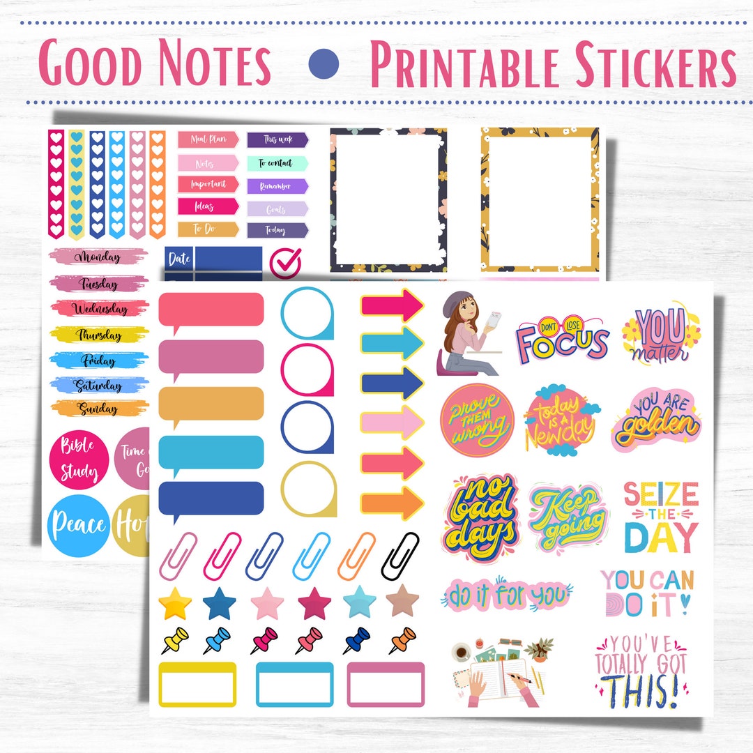 Digital Planner Stickers / Digital Stickers / Good Notes / Faith ...