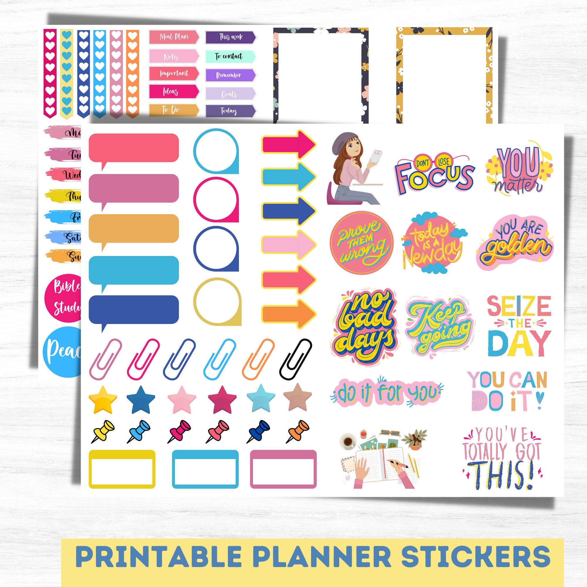 Digital Planner Stickers / Digital Stickers / Good Notes / Faith ...