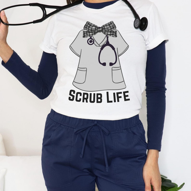 Nurse SVG Scrub Life Medical Field Svg DTF/G Digital Cut File, Cricut ...