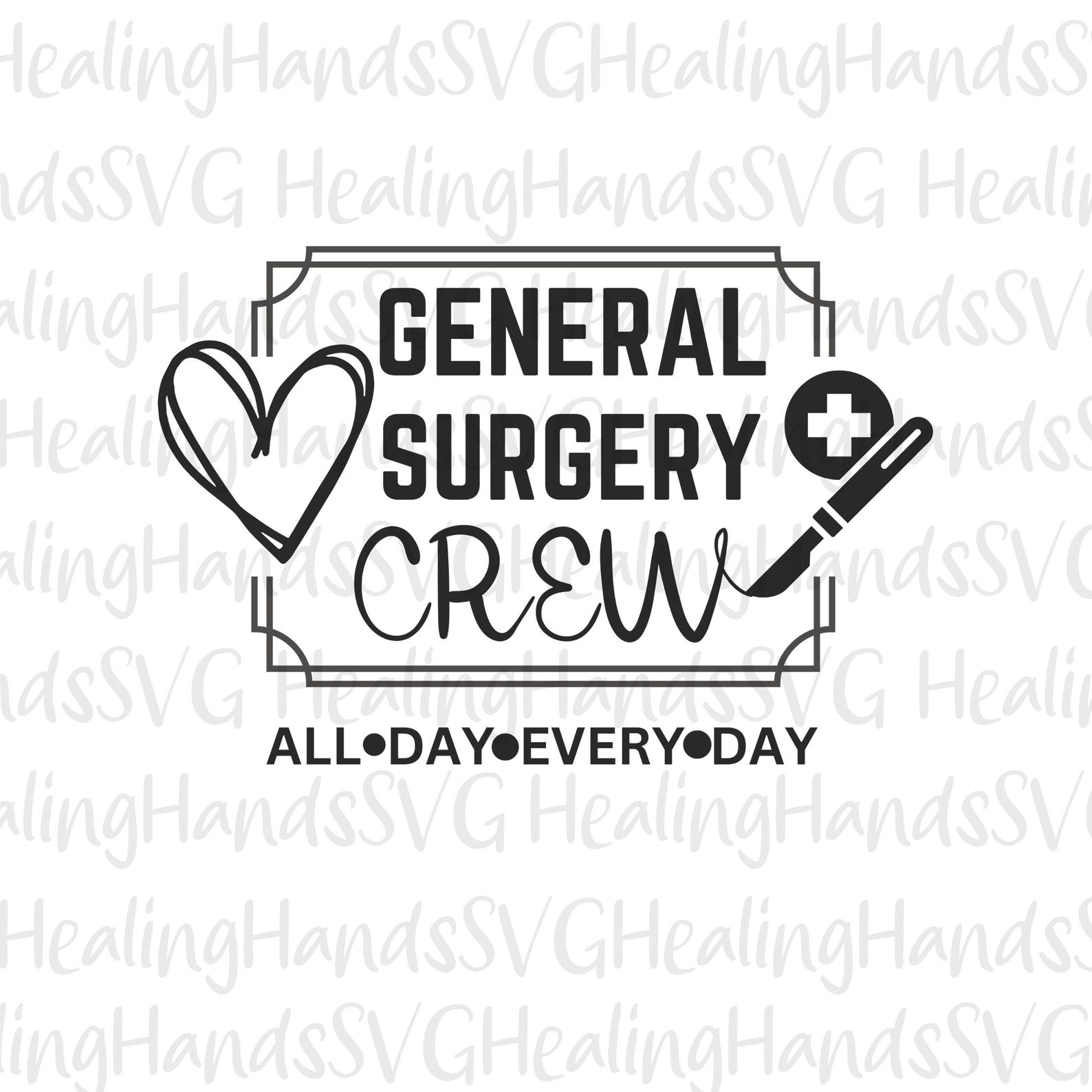 Surgery Squad All Day SVG PNG, Surgery Crew Svg, Healthcare Svg ...