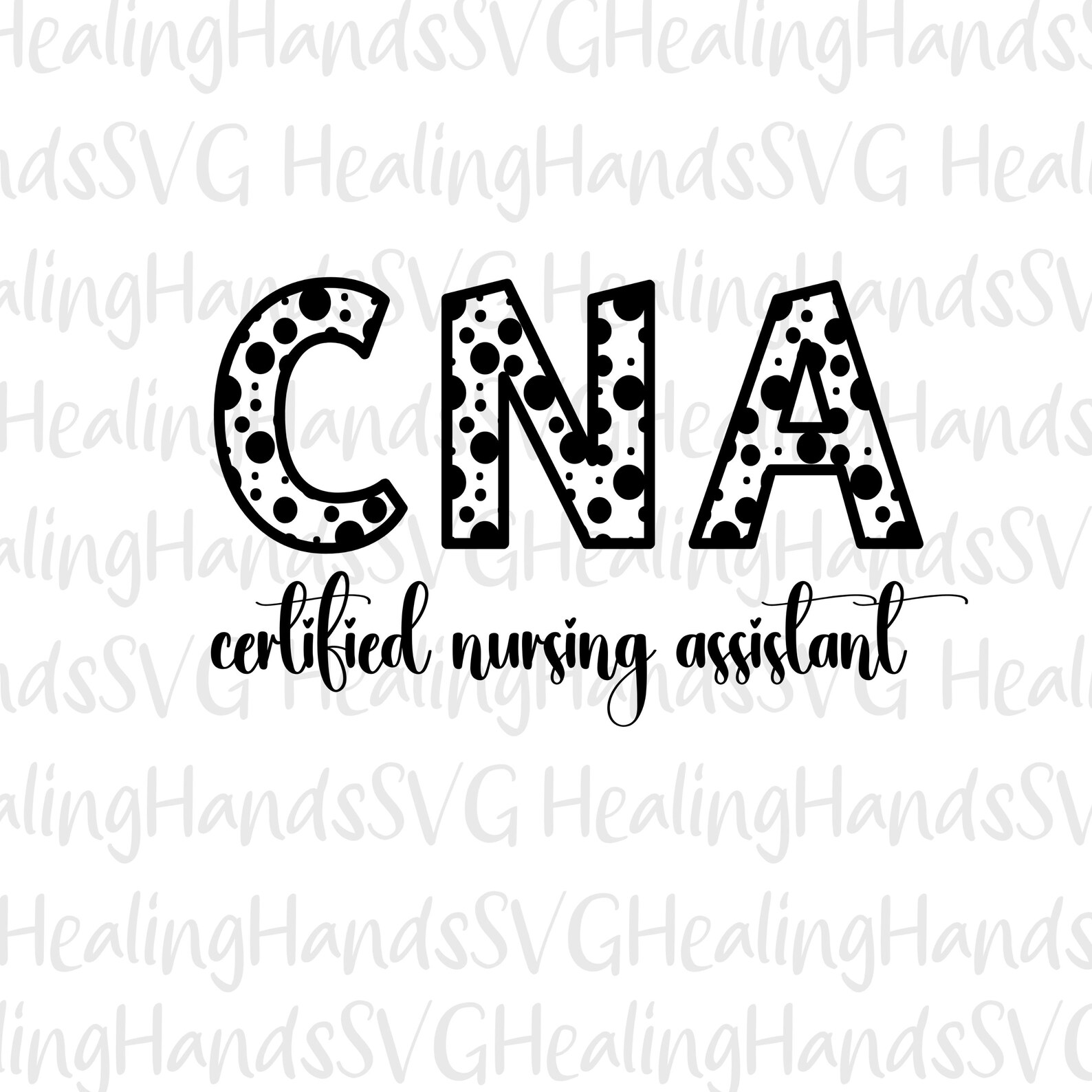 CNA Svg Png File, Certified Nursing Assistant Dtf, Files for CNA ...