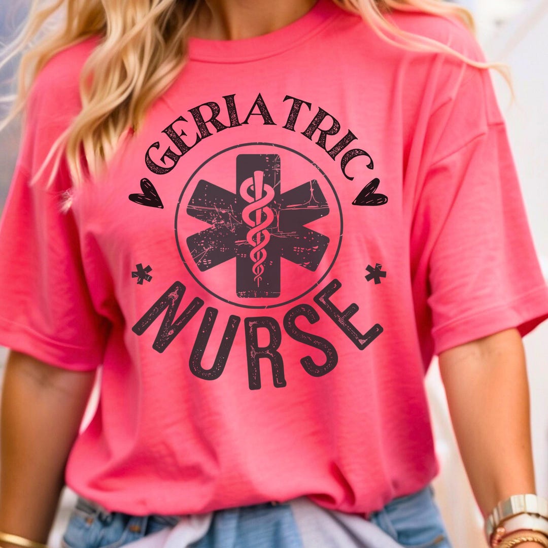 Geriatric Nurse SVG DTF/G, Digital Cut File, Cricut Maker, Silhouette ...