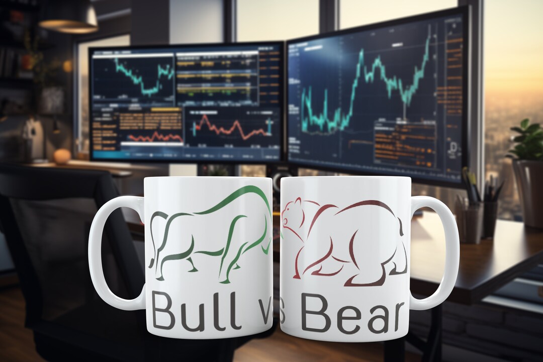 Bull Versus Bear Market - Investing White 11oz Ceramic Mug - Etsy