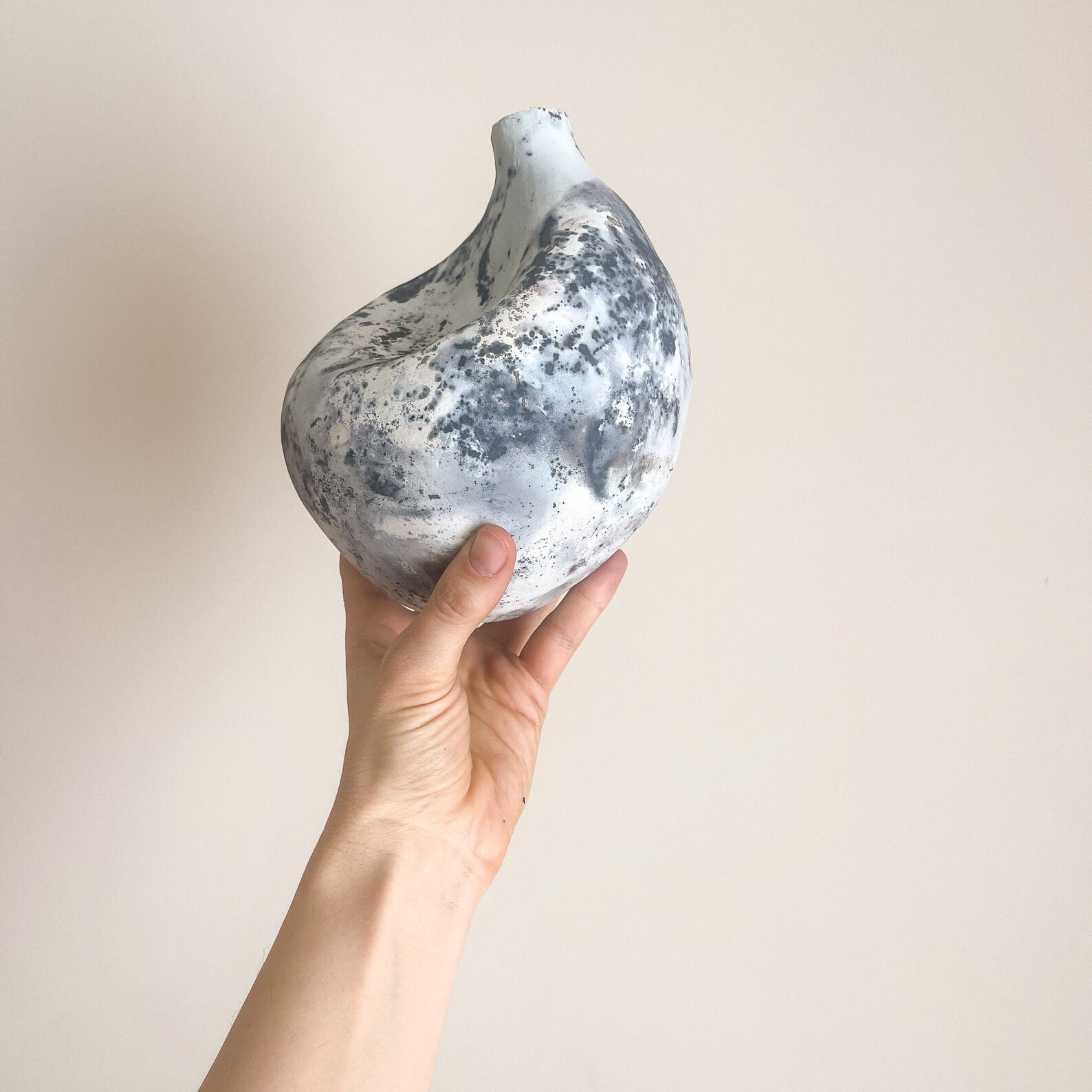 Modern Ceramic Vase. Fire Pit Saggar Ikebana Vases - Etsy