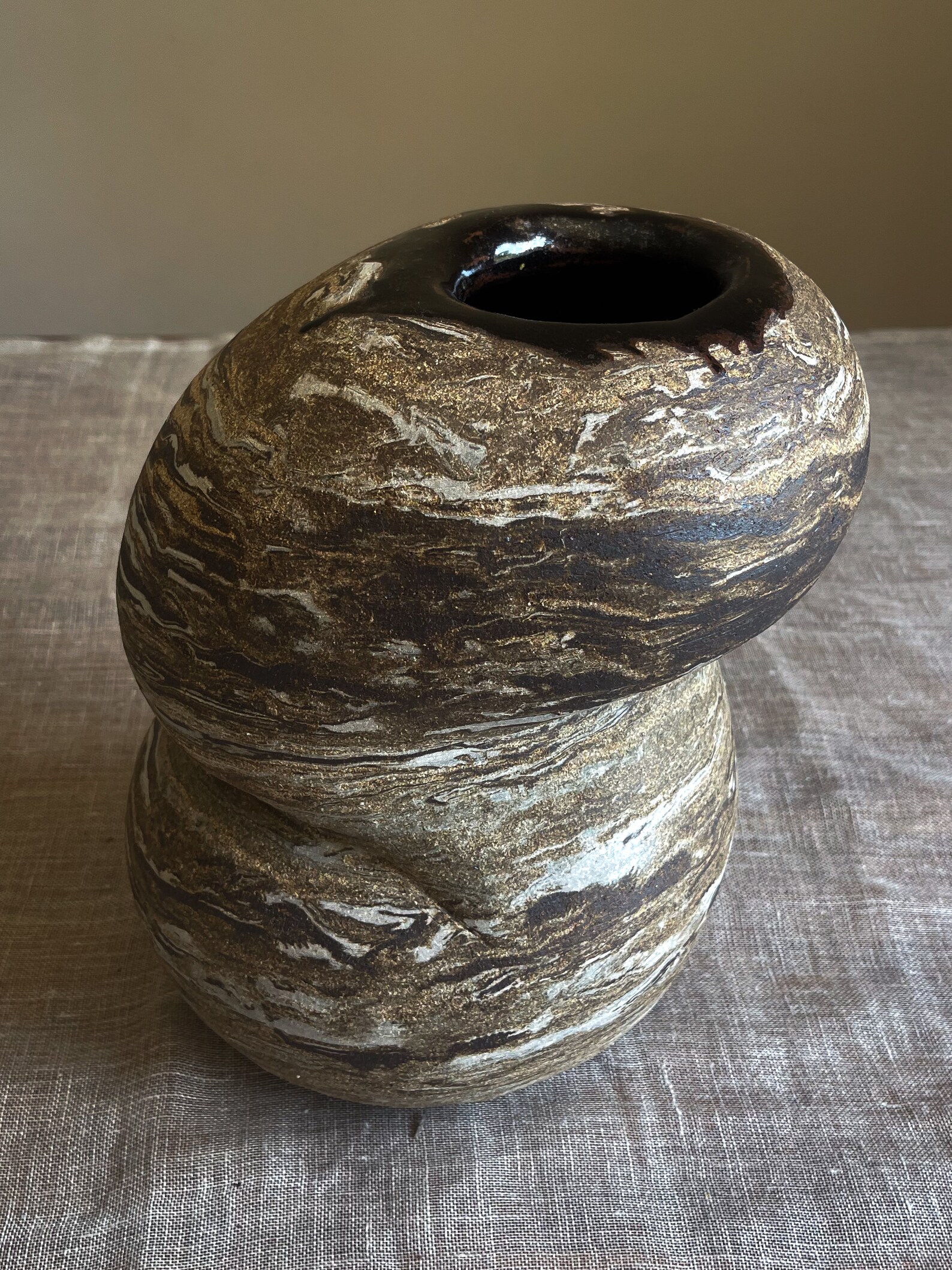 Unique Handmade Ceramic Vase Combination Clay Vessel - Etsy