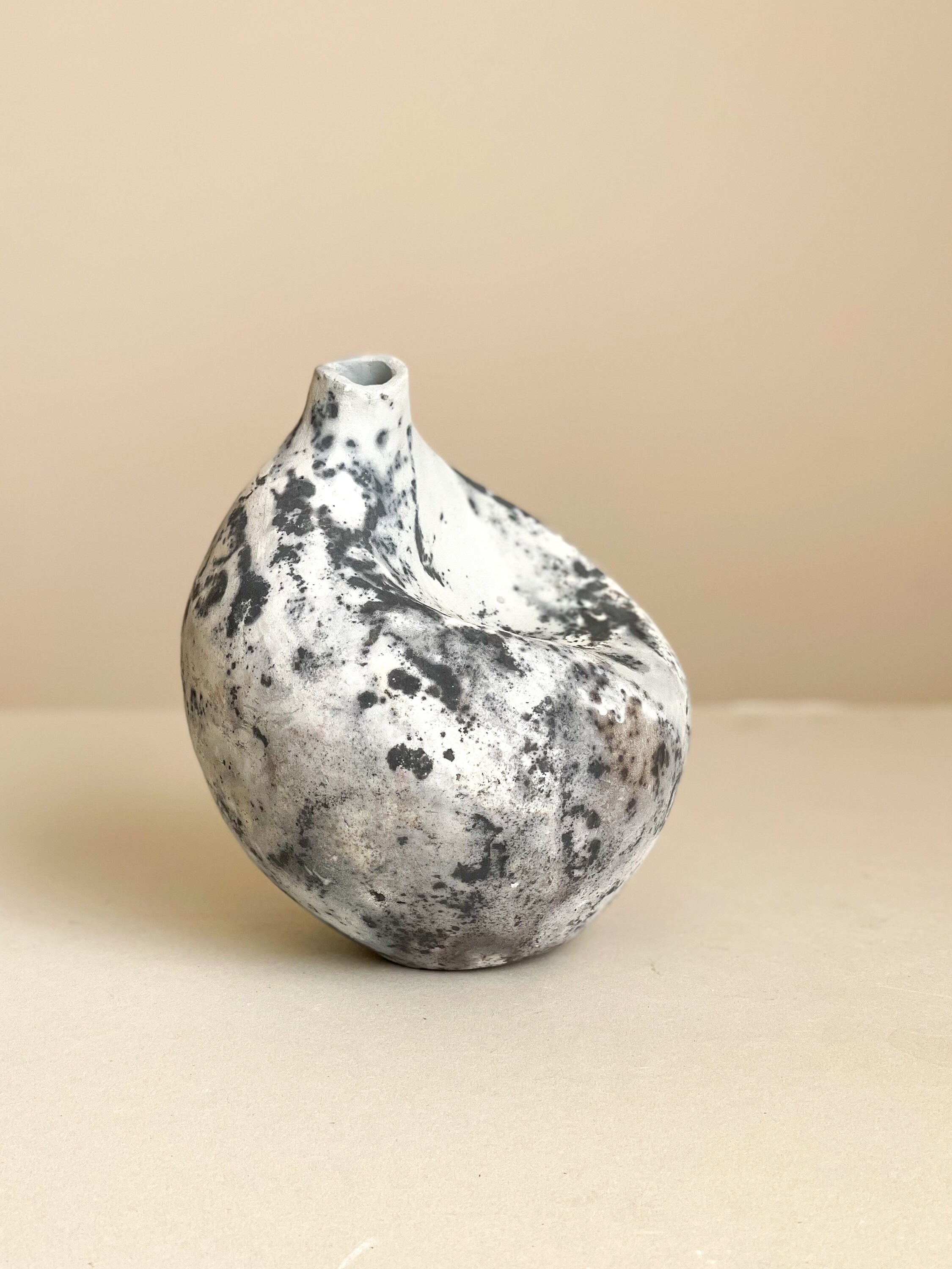 Modern Ceramic Vase. Fire Pit Saggar Ikebana Vases - Etsy