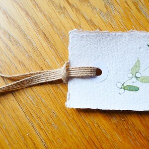Pretty Set of 5 Hand Painted in Watercolours Gift Tags - Etsy