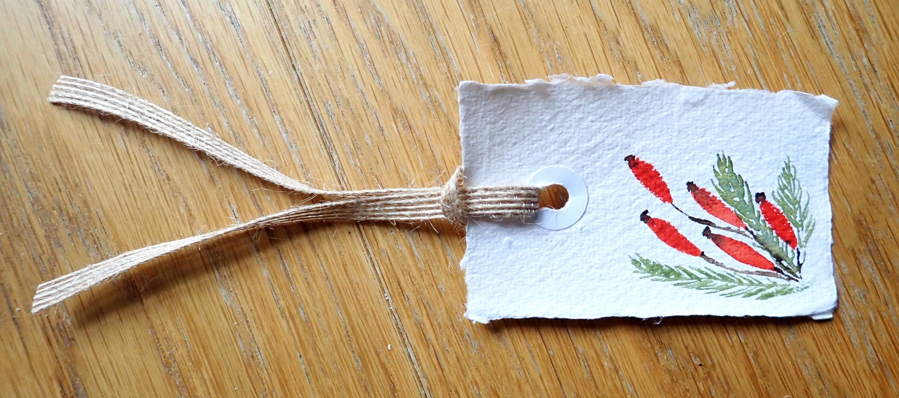 Pretty Set of 5 Hand Painted in Watercolours Gift Tags - Etsy