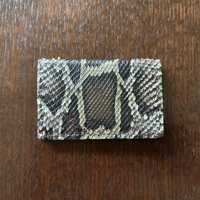 Python Wallet Card - Etsy