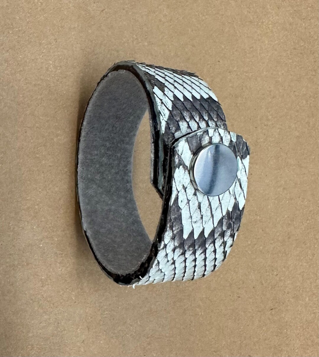 Tanned Python Cuff Bracelet - Everglades Series - Etsy