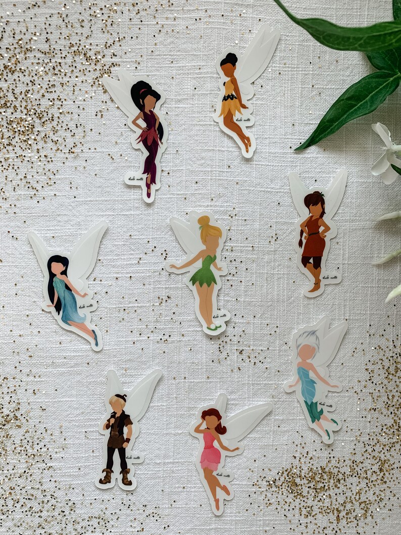 Entire Disney Fairies Sticker Collection Bundle/matte Water Resistant ...