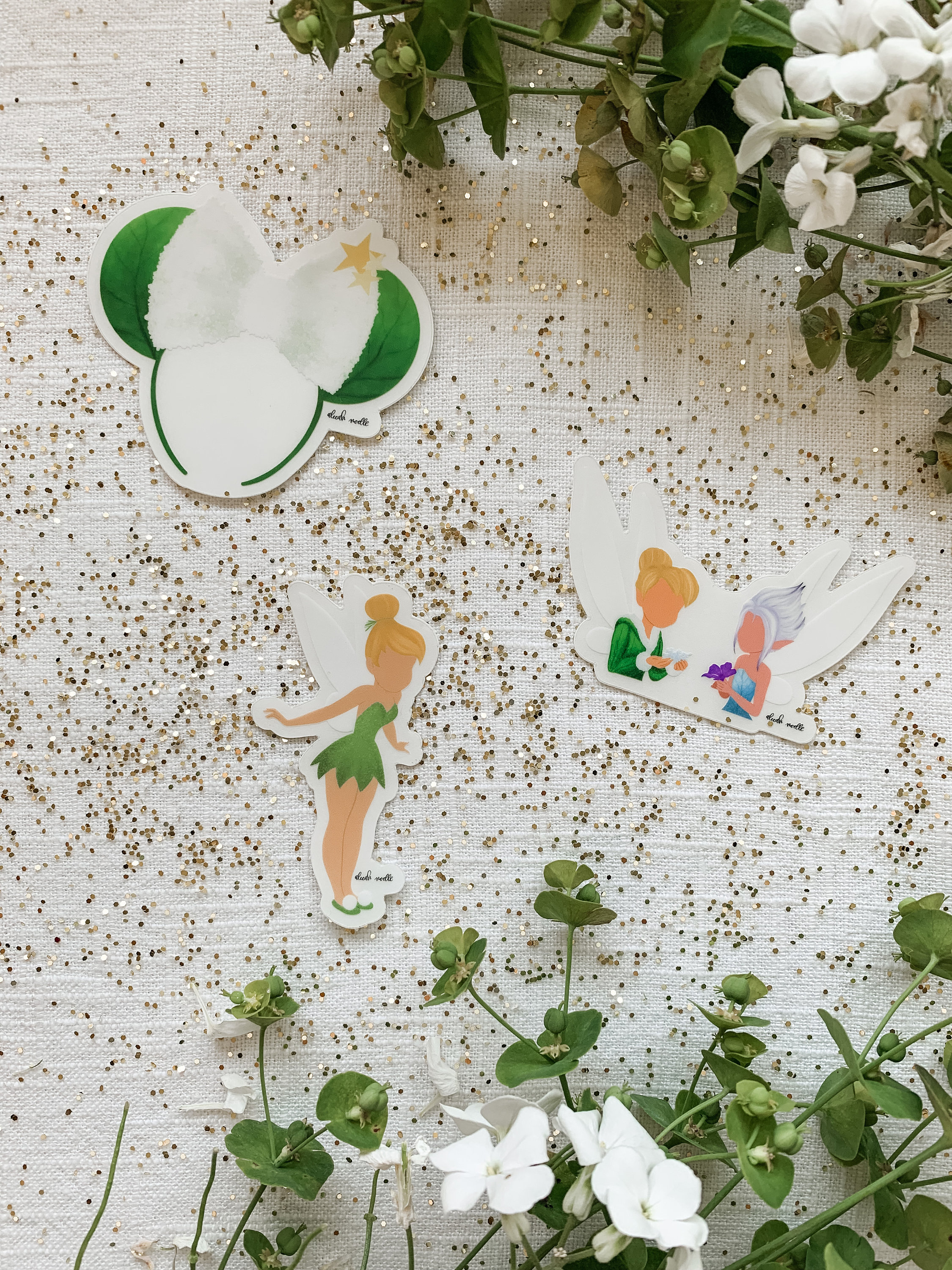 Tinkerbell Disney Fairies Sticker Bundle/matte Water Resistant Decals ...