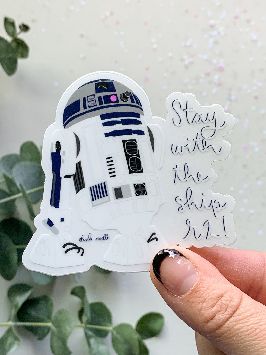 R2-D2 Star Wars Droid Disney Sticker/matte Water Resistant Decal - Etsy