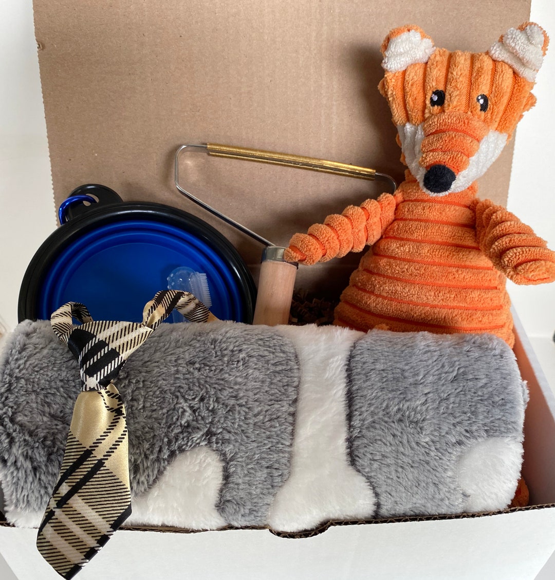 New Boy, Male, Puppy Adoption Gift Box, Fur Baby Present. New Pet Gift ...