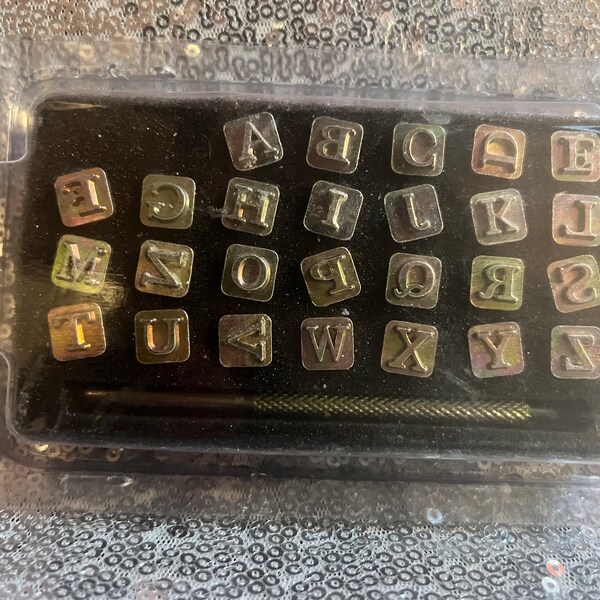 Leather Stamping Letters - Etsy