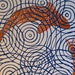 Koi Fish Lino Print Ripples in Water - Etsy