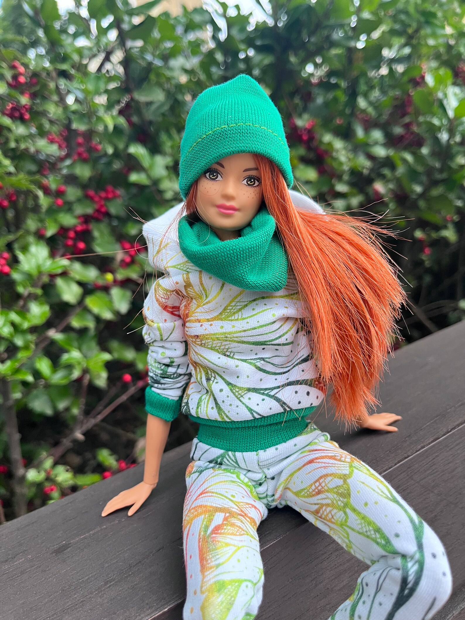 Flower Tracksuit in 1:6 Scale Cute Hoodie and Pants for 12 - Etsy