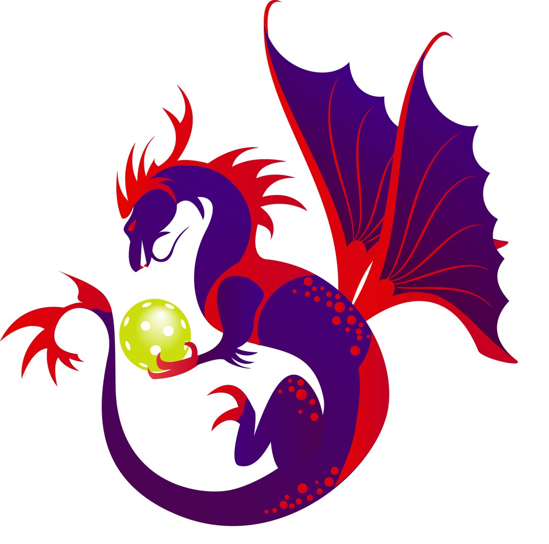 Pickleball Purple Dragon - Etsy