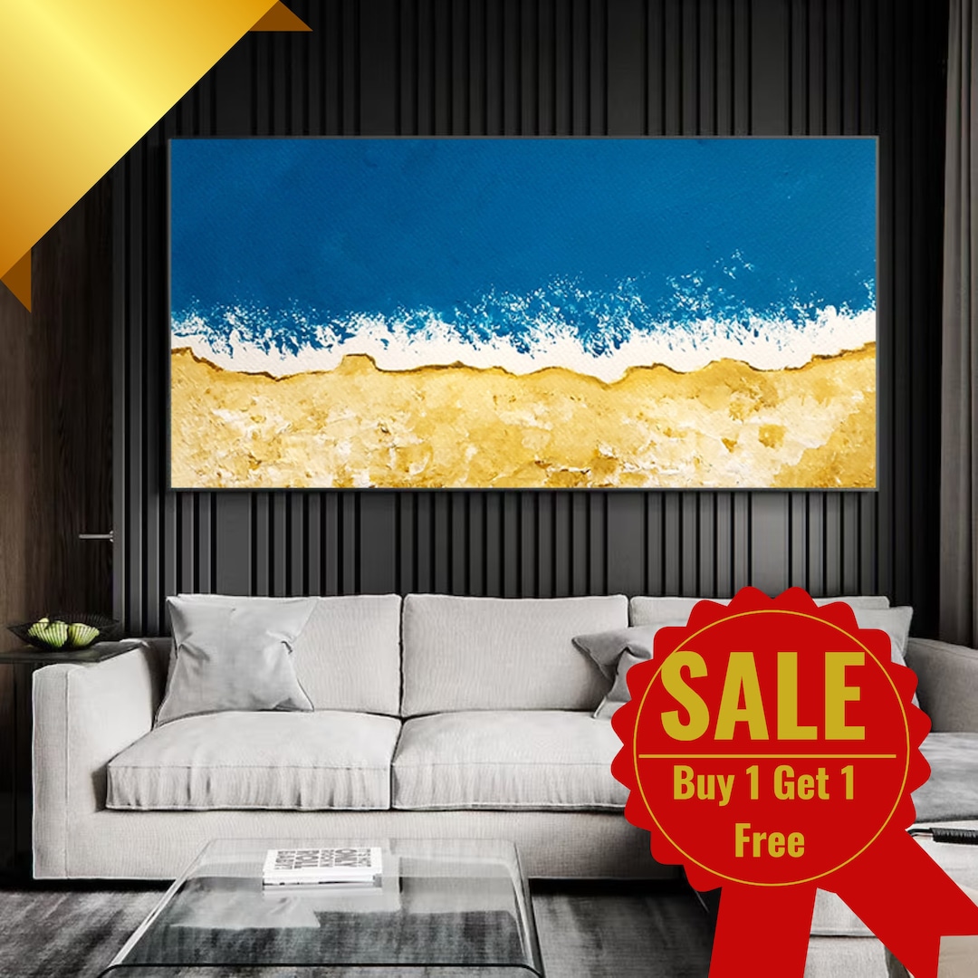 Extra Large Ocean Waves Painting Original Painting Custom - Etsy